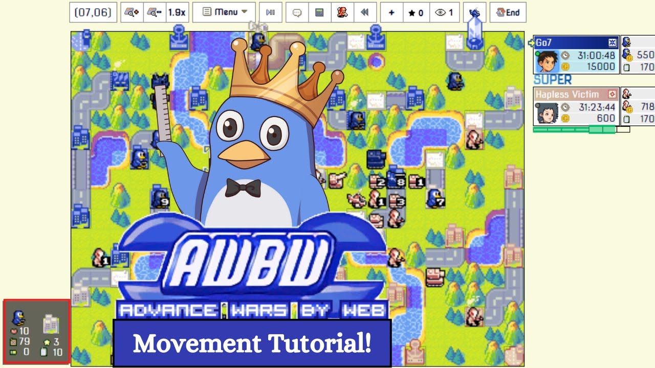 AWBW Tutorial: Build, Move and so Much More - YouTube