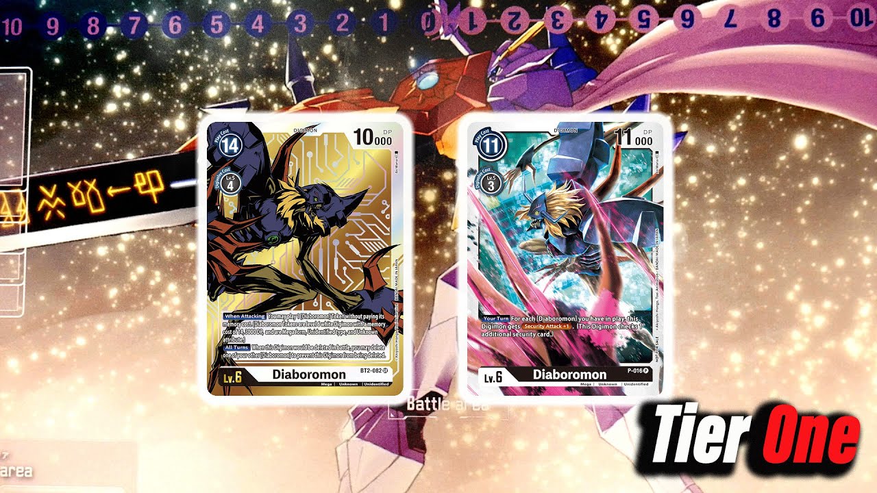 One Attack, FIVE SECURITY? Black Diaboromon Digimon TCG Deck - Set 1.5 ...