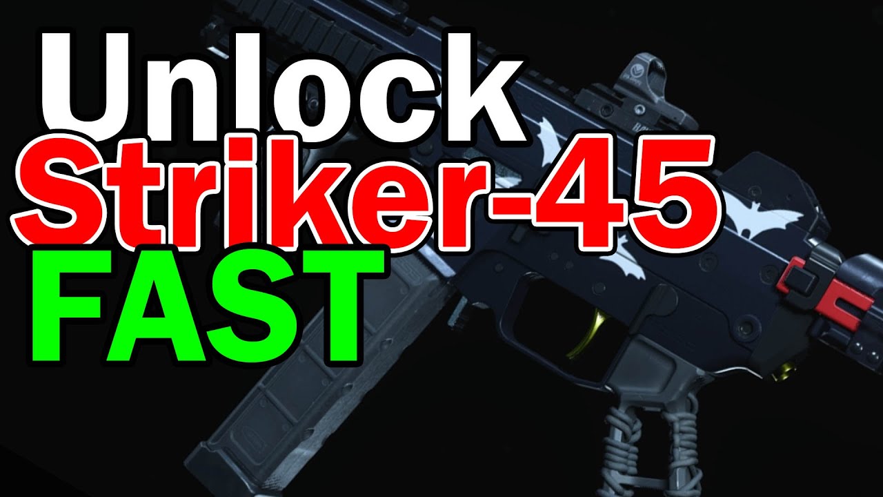 How to Unlock The Striker-45 For Warzone FAST and EASY - YouTube