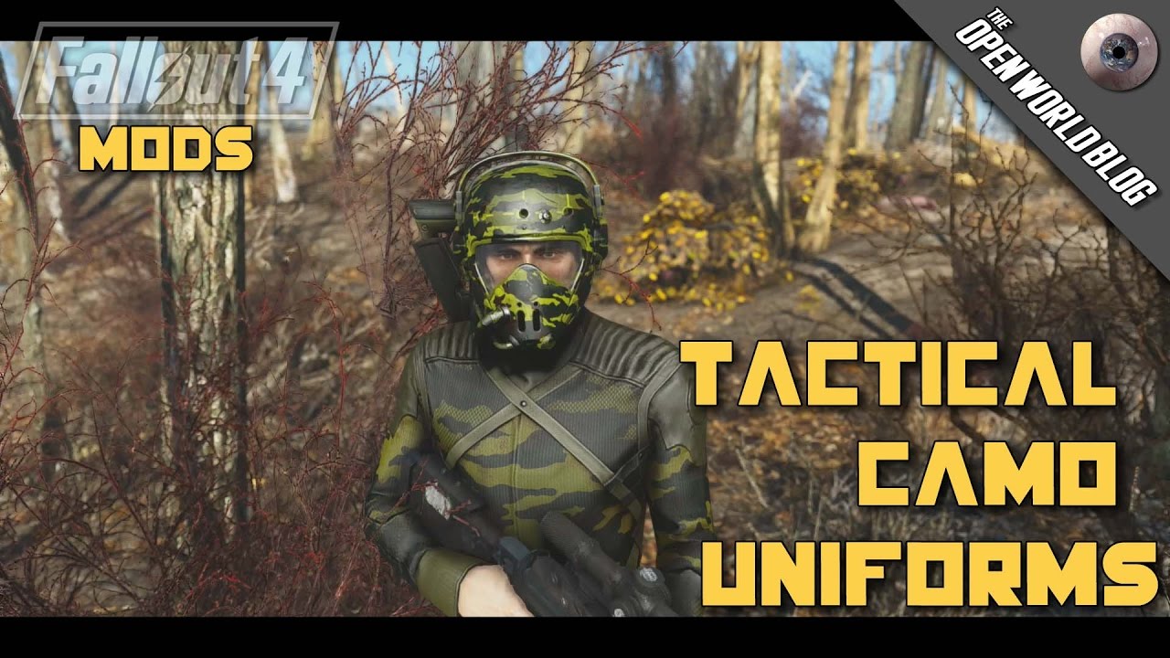 Fallout 4 Mod Showcase: Wasteland Tactical Camo Uniforms by ...