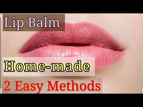 Homemade Lip Balm 2 easy methods ( लिप बाम) - YouTube