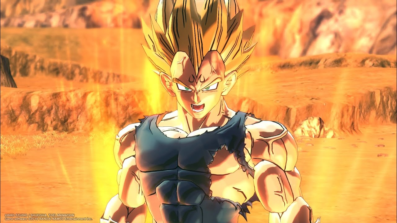 Majin Vegeta Dragón Ball XenoVerse 2 Ginyu Fachero PS4 - YouTube