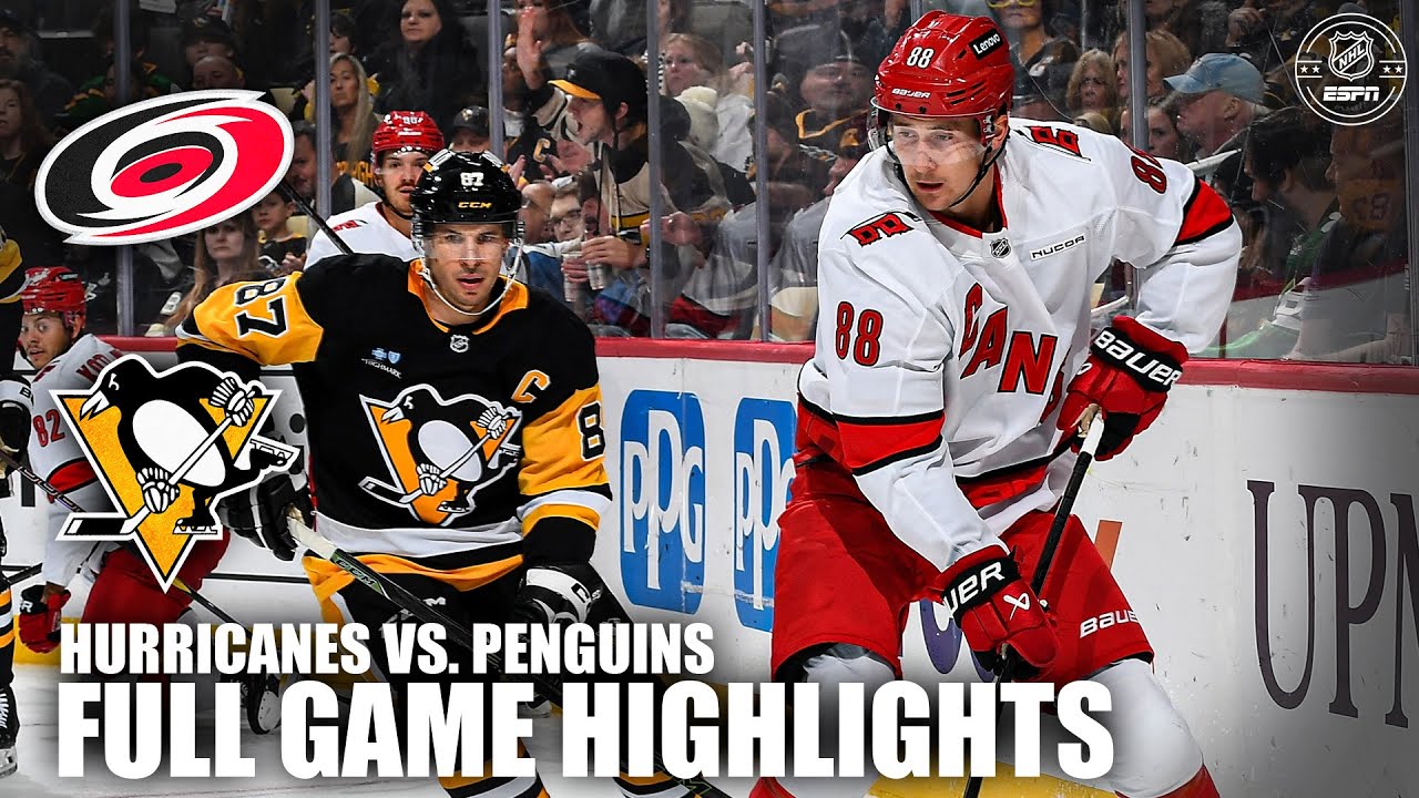 Carolina Hurricanes vs. Pittsburgh Penguins | Full Game Highlights ...