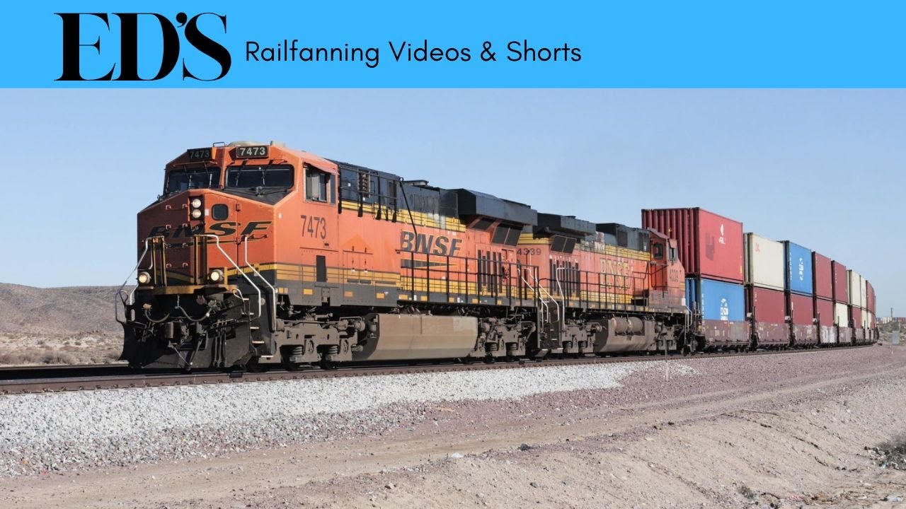 BNSF 7473 WB S-SPMLBE Springfield, MO to Pier E Long Beach, CA 12-29-2024 - YouTube