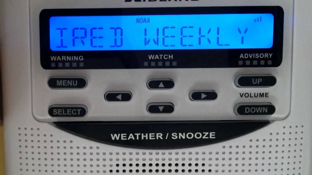 NOAA Weather Radio - Weekly EAS Test - 3/16/16 - YouTube