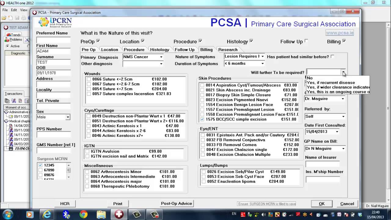 PCSA mediform in HealthOne - YouTube