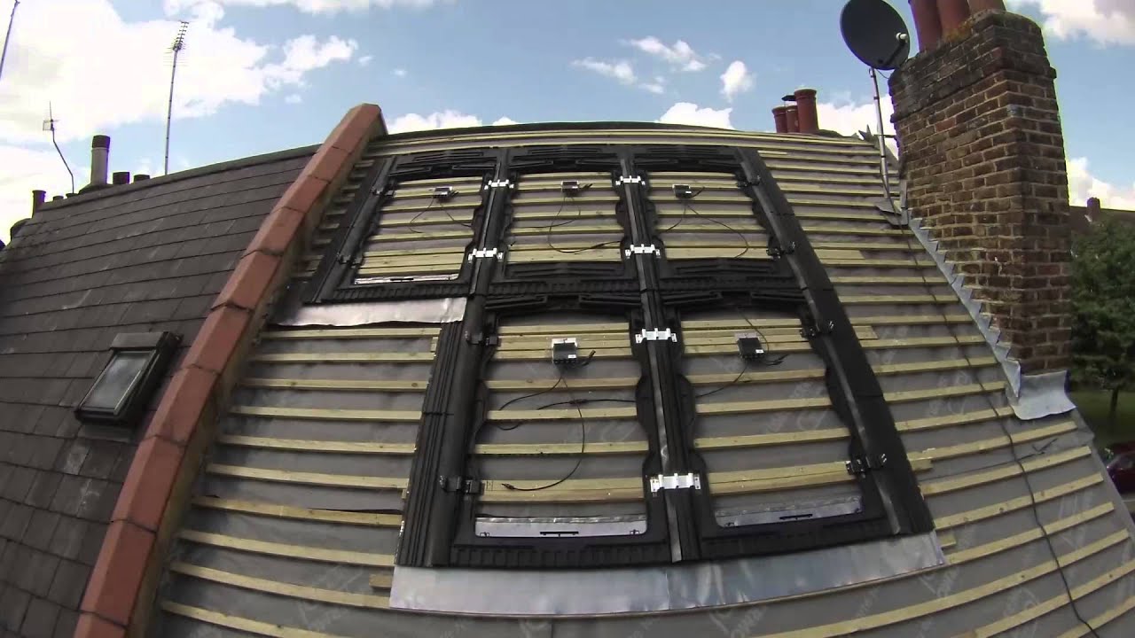 Time Lapse Integrated Solar Panel Installation - YouTube