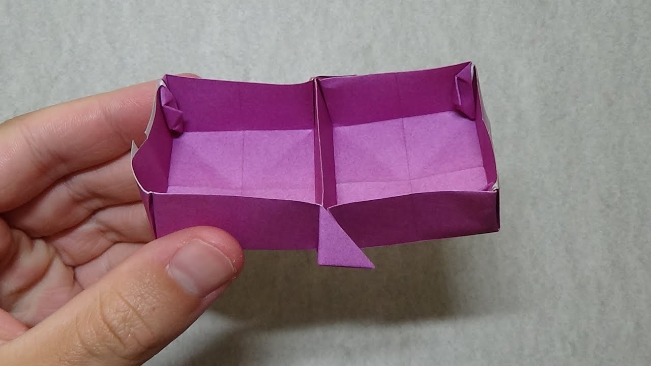 Origami Double Box - Pure Origami - YouTube