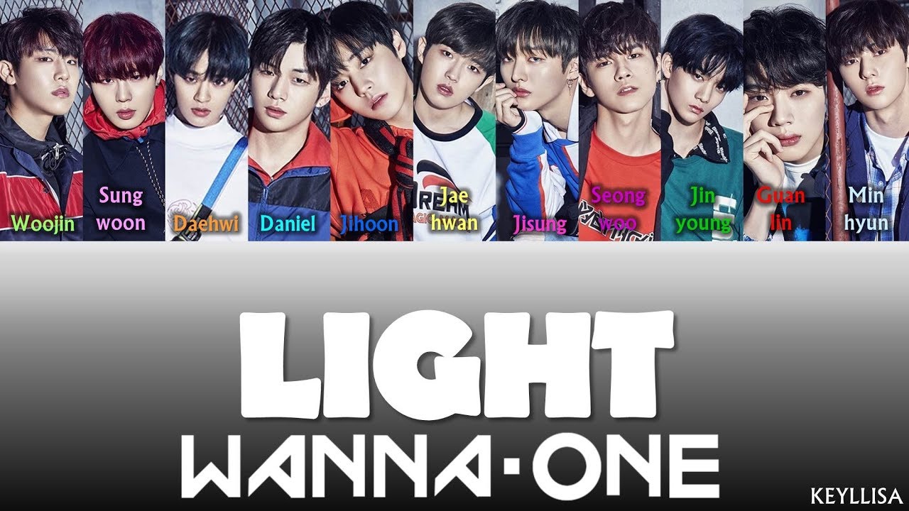 Wanna One - Light (켜줘) [ITA traduzione_Color Coded Lyrics_Han_Rom ...