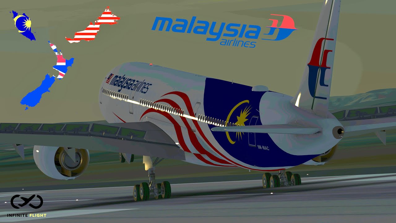 Infinite Flight: Kuala Lumpur (KUL) to Auckland (AKL) | Malaysia ...