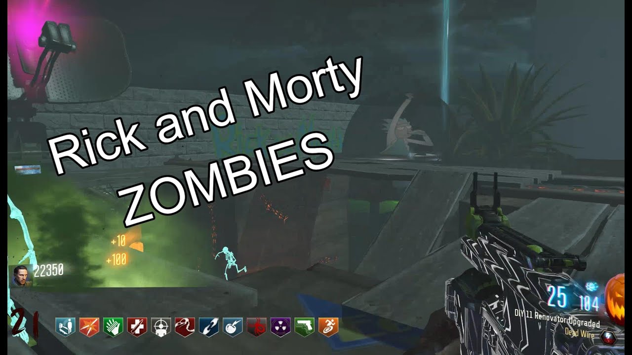 RICK AND MORTY ZOMBIES - Black Ops III Custom Zombies - YouTube