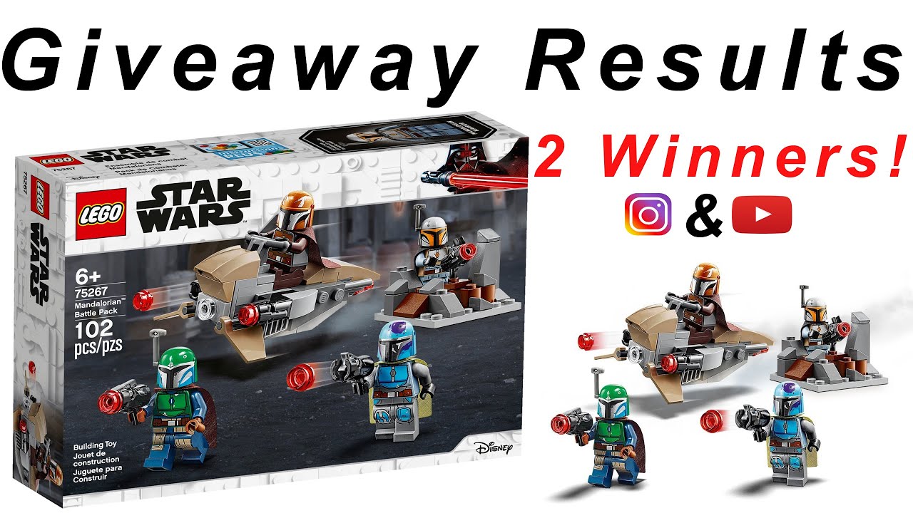 LEGO Giveaway Results! Did YOU Win? - YouTube