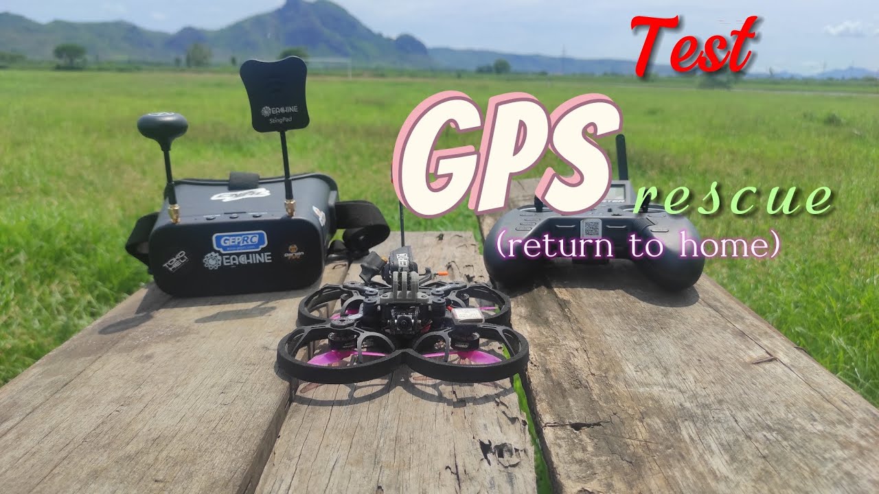 Test GPS rescue || GEPRC Cinelog25 menggunakan GPS RushFPV M10 - YouTube