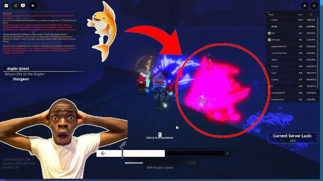 Seeing How Long It Takes To Take To Catch The SECRET Crowned Angler ...