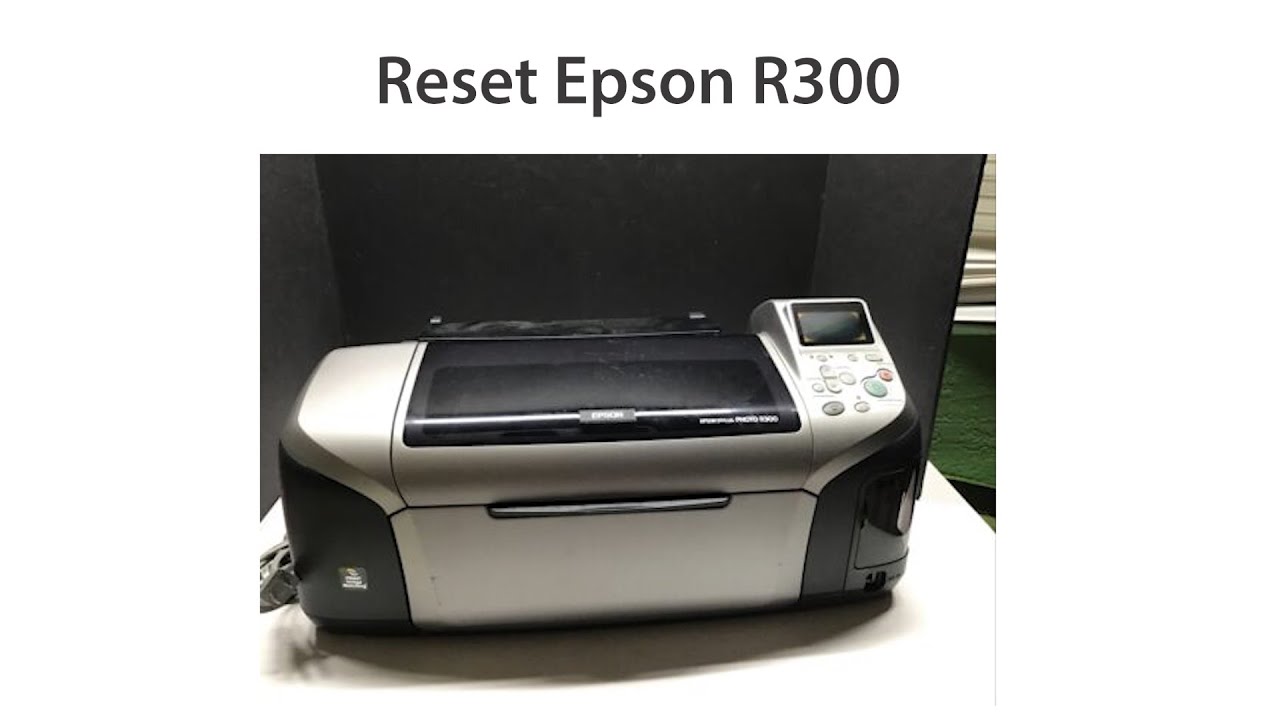 Reset Epson R300 Wicreset Key - YouTube