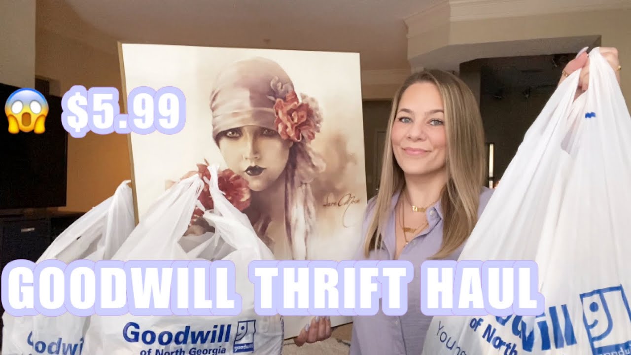 GOODWILL THRIFT HAUL |AMAZING FINDS - YouTube
