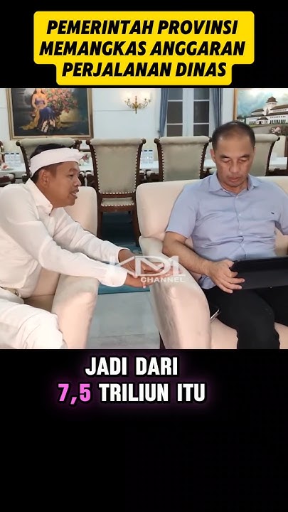 Kang Dedi Mulyadi Memangkas Anggaran Perjalan Dinas Sebesar 400 Milyar !! #jabar #juara # ...
