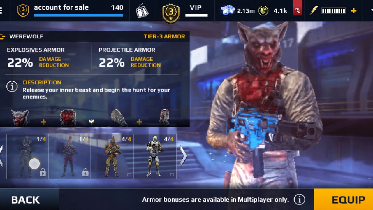 ViP 3 account for sale(with 2m diamond & 4k credits) Pakistan only ...