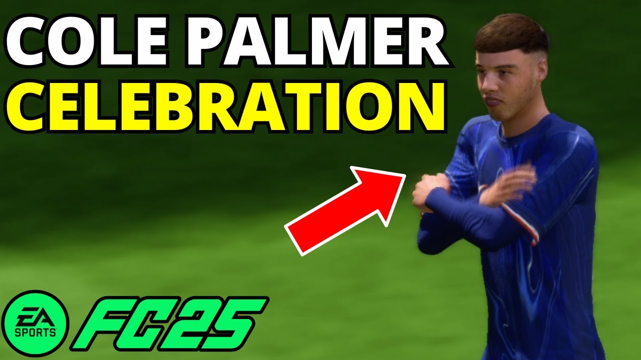 How To Do Cole Palmer Cold Celebration in FC 25 - YouTube