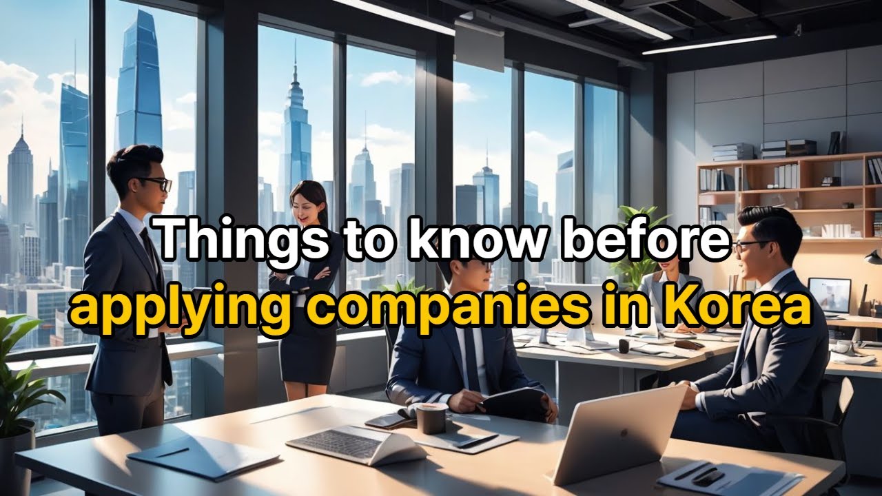 This is K-work (You should know before applying Korean companies) - YouTube