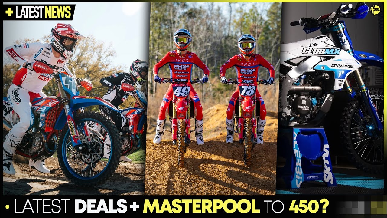 Ty Masterpool to 450SX + Team Announcements and Latest News - YouTube