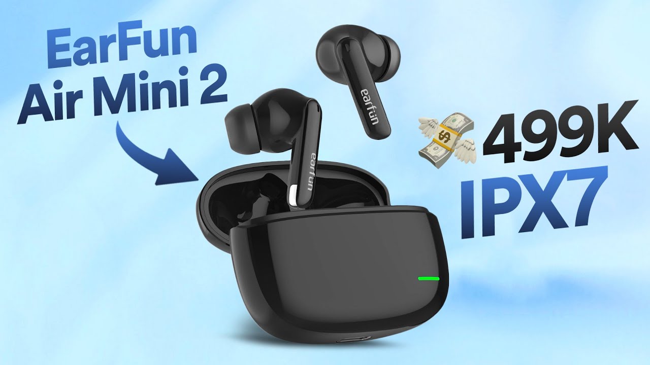 Review tai nghe giá 499k siêu nhẹ, có IPX7: Earfun Air Mini 2 - YouTube