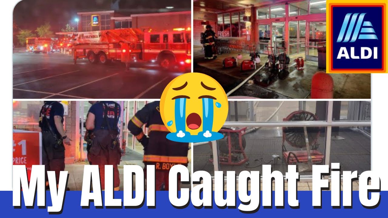 My ALDI CAUGHT FIRE 🔥 😭 - YouTube