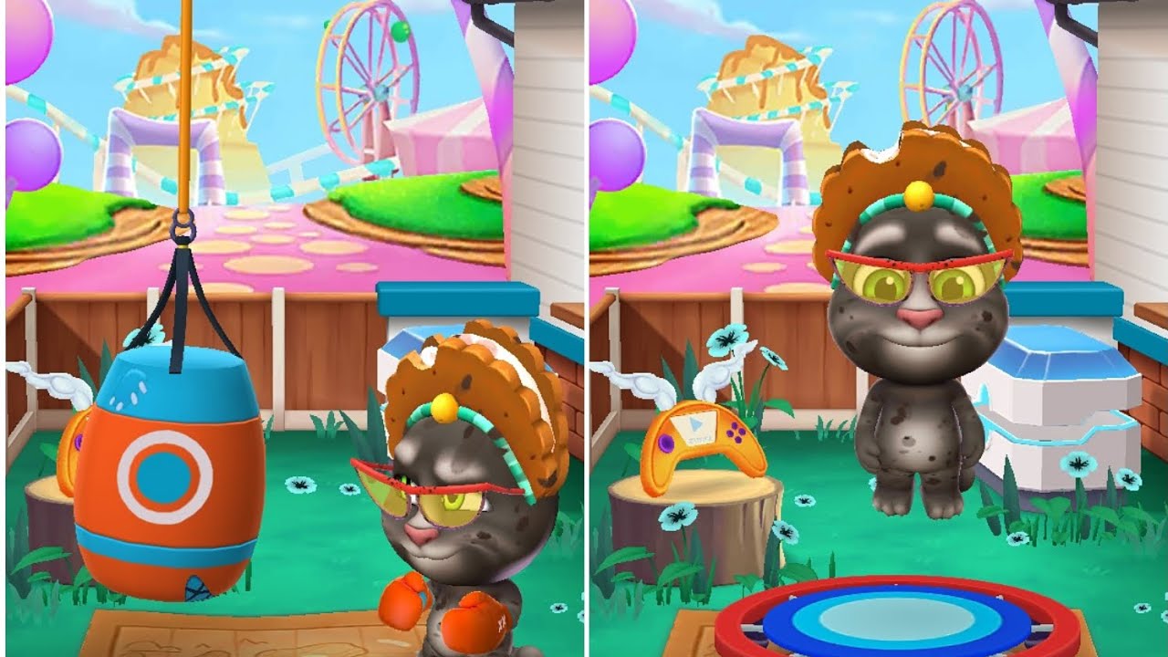 my talking tom enjoy episode watch my tom exercises video - YouTube