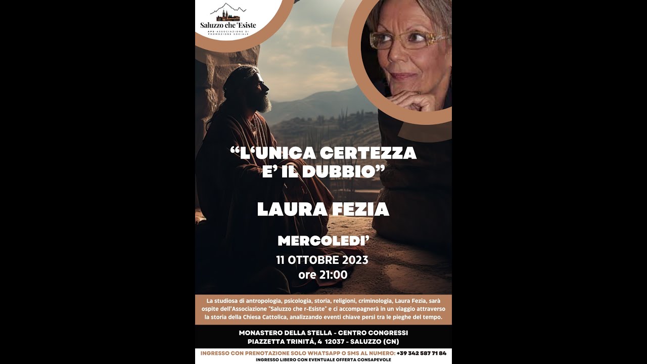 APS Saluzzo che r-Esiste - Laura Fezia 11 Ottobre 2023 - "L'unica ...
