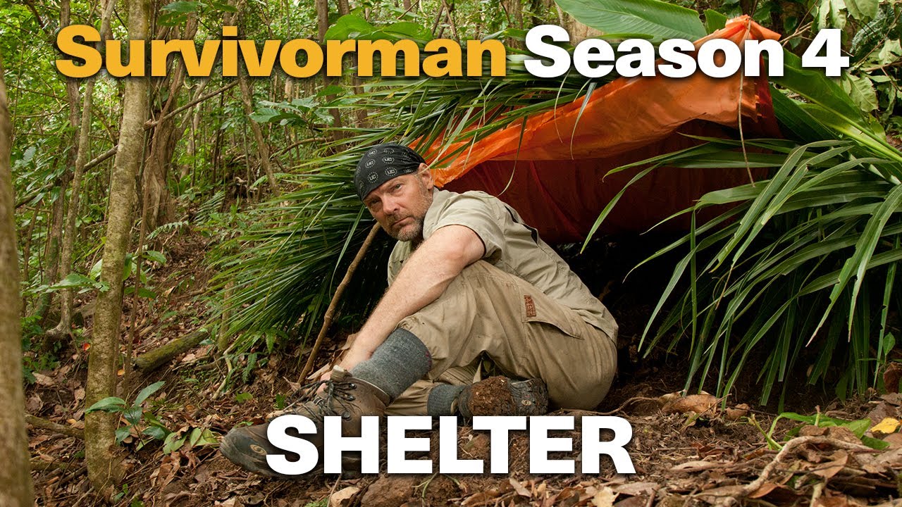 SURVIVORMAN SHELTER | EVERY SHELTER BUILD FROM SEASON 4! - YouTube