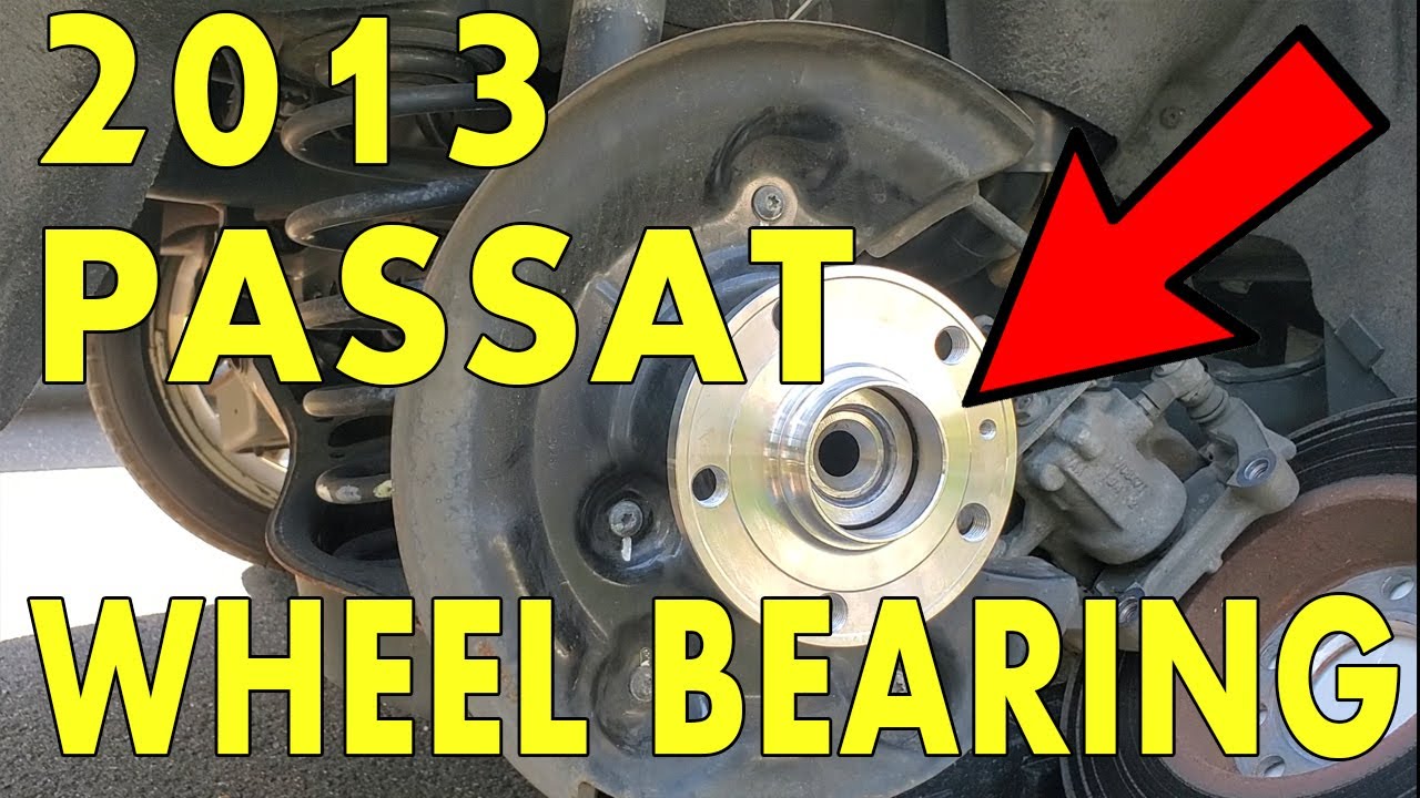 2013 vw Passat rear wheel bearing replacement - YouTube