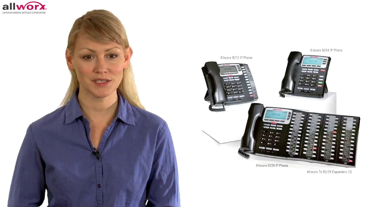 Allworx Phone Overview - YouTube