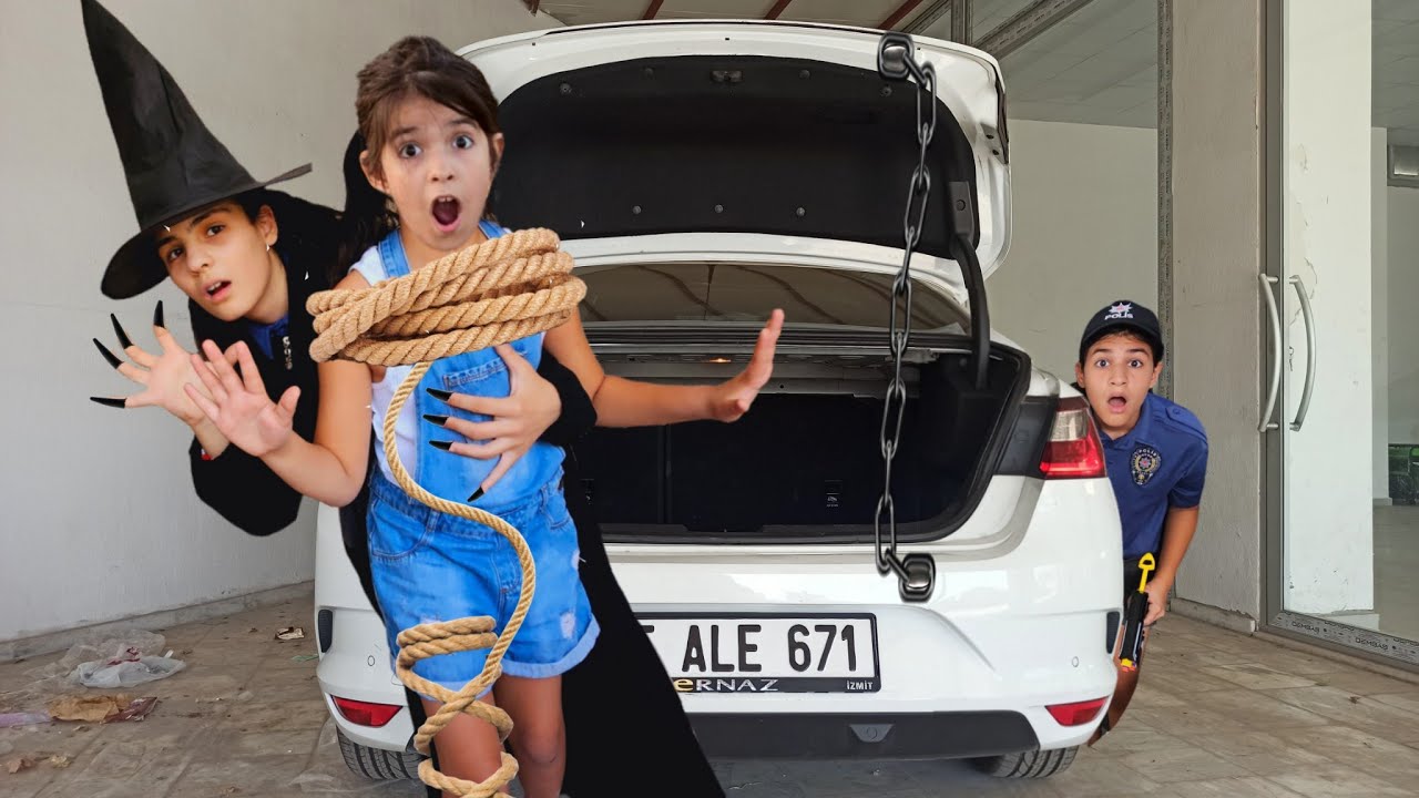 KARA CADI PEŞİMİZDE MELİSA NİSA !! CANAVAR EVDE BİZİ ARIYOR !! - YouTube