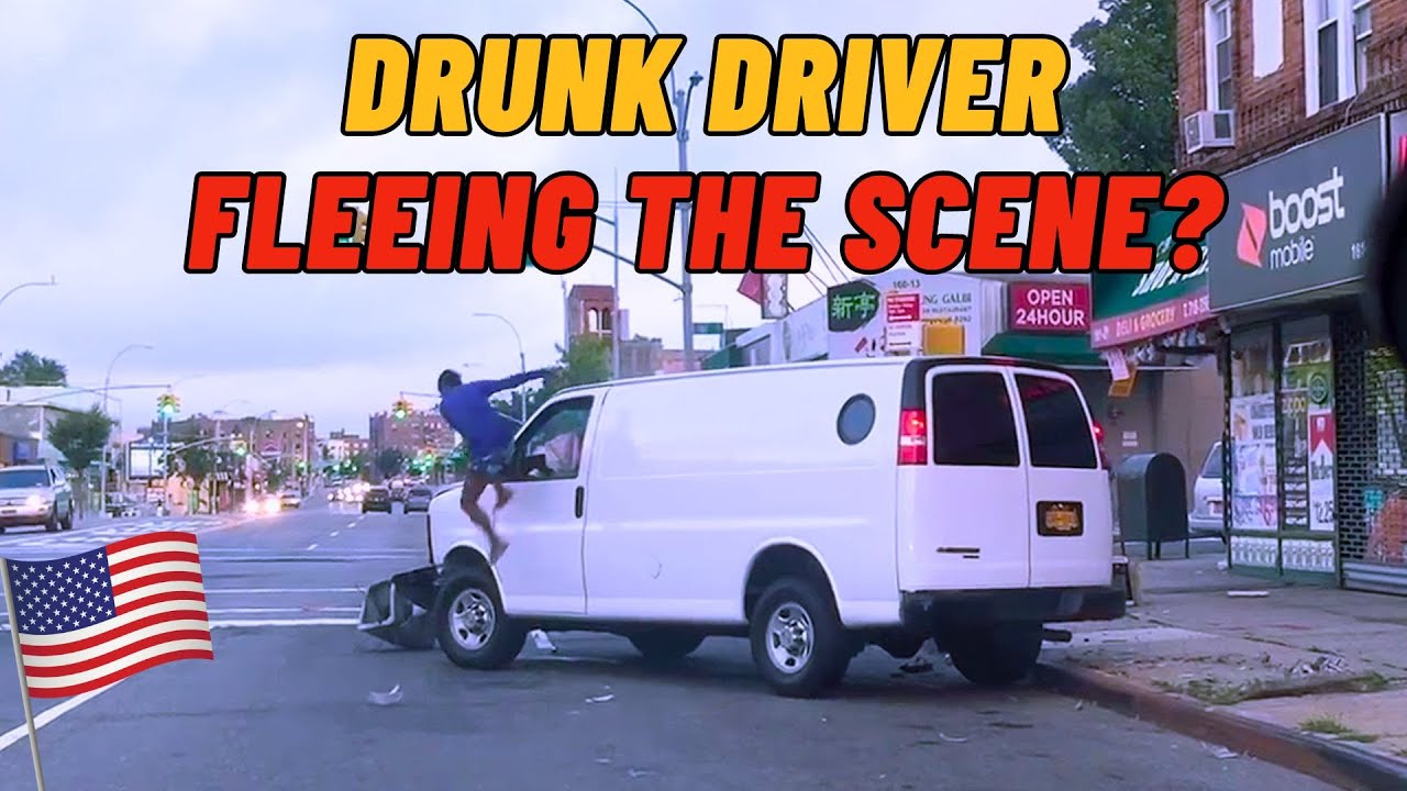 DRUNK DRIVER FLEEING THE SCENE? Idiots In Cars Compilation #359 - YouTube