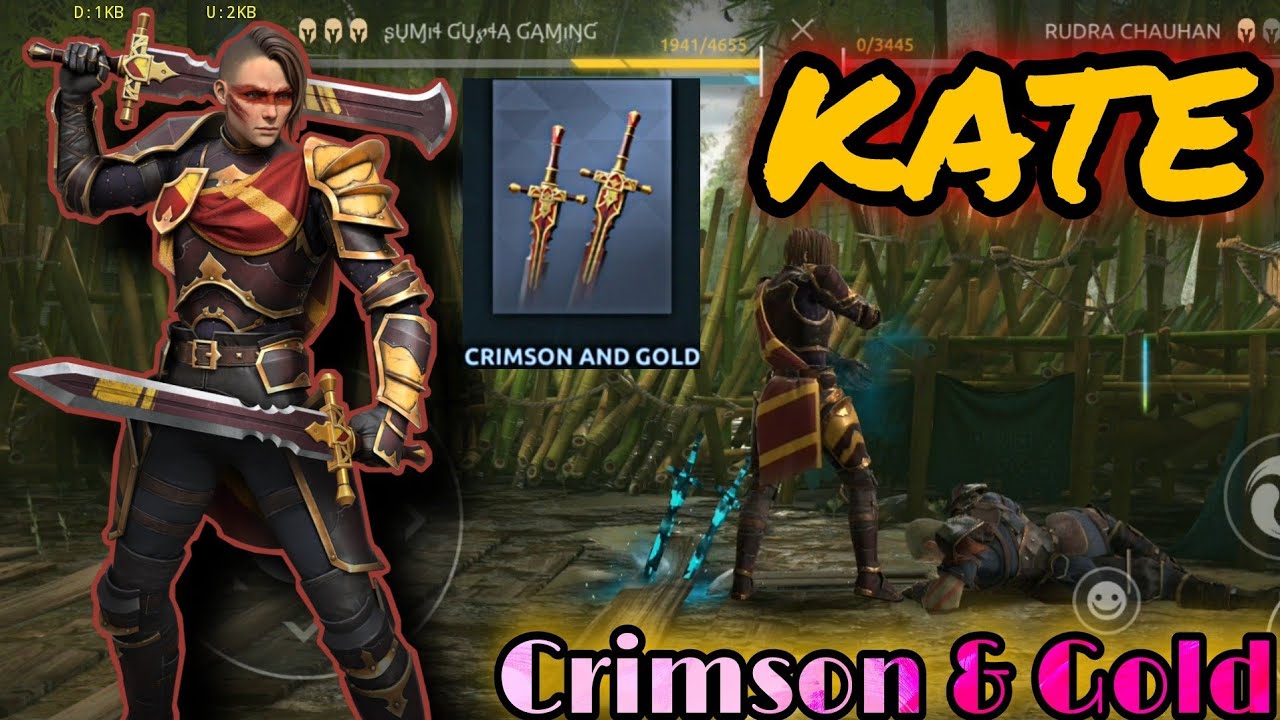 CRiMSON AND GOLD KATE RARE WEAPON - Shadow Fight Arena - YouTube