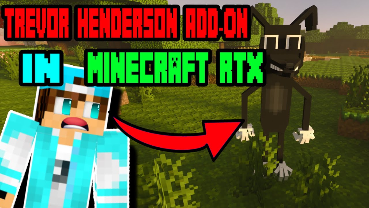 My Trevor Henderson Creatures Add-On In RTX!? | Minecraft Bedrock RTX ...