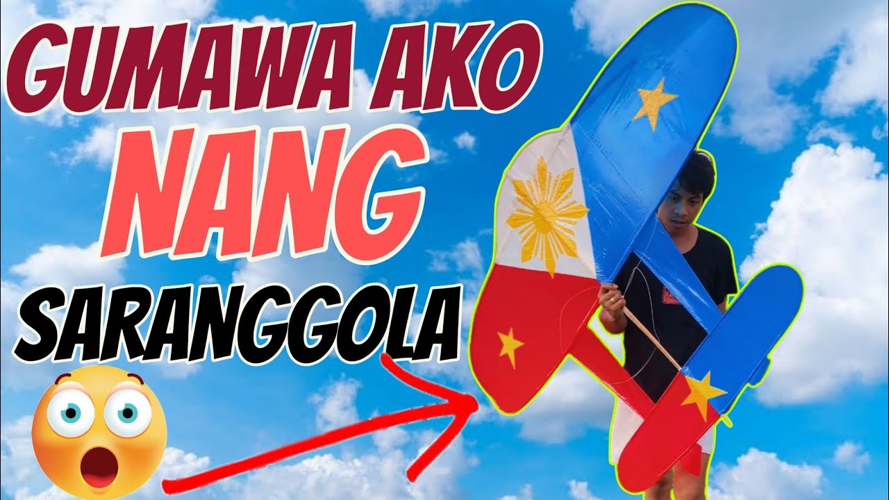 ISANG DIPA NA SARANGGOLA GRABE ANG GANDA LILIPAD KAYA ? - YouTube