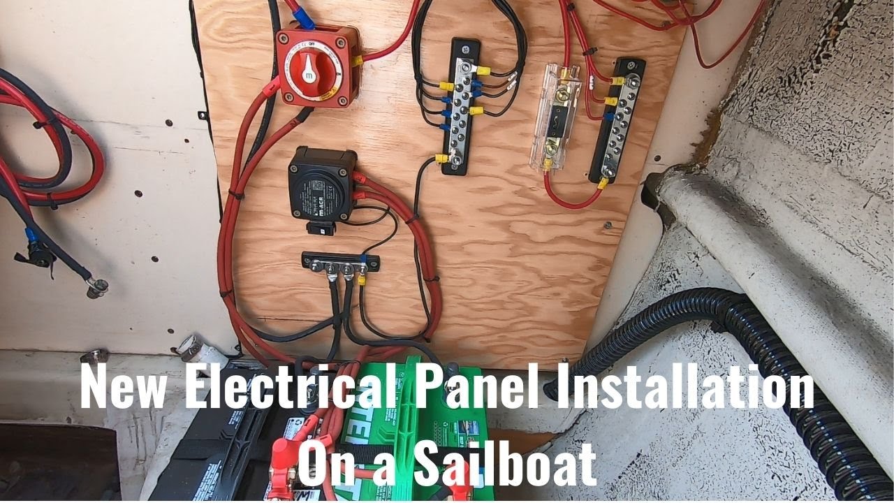 New Electrical Panel Installation !! O'Day 25 Sailboat | E25 - YouTube