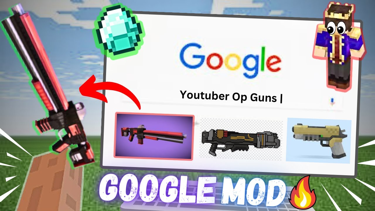 Minecraft But Anything I Google I Get It 🔥 Google Get it Mod Download ...