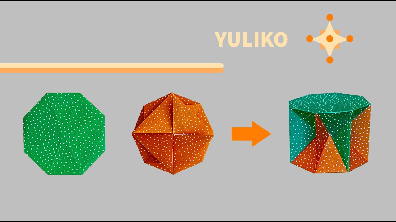 How to Make an Origami Tato and Octagonal Box - YouTube