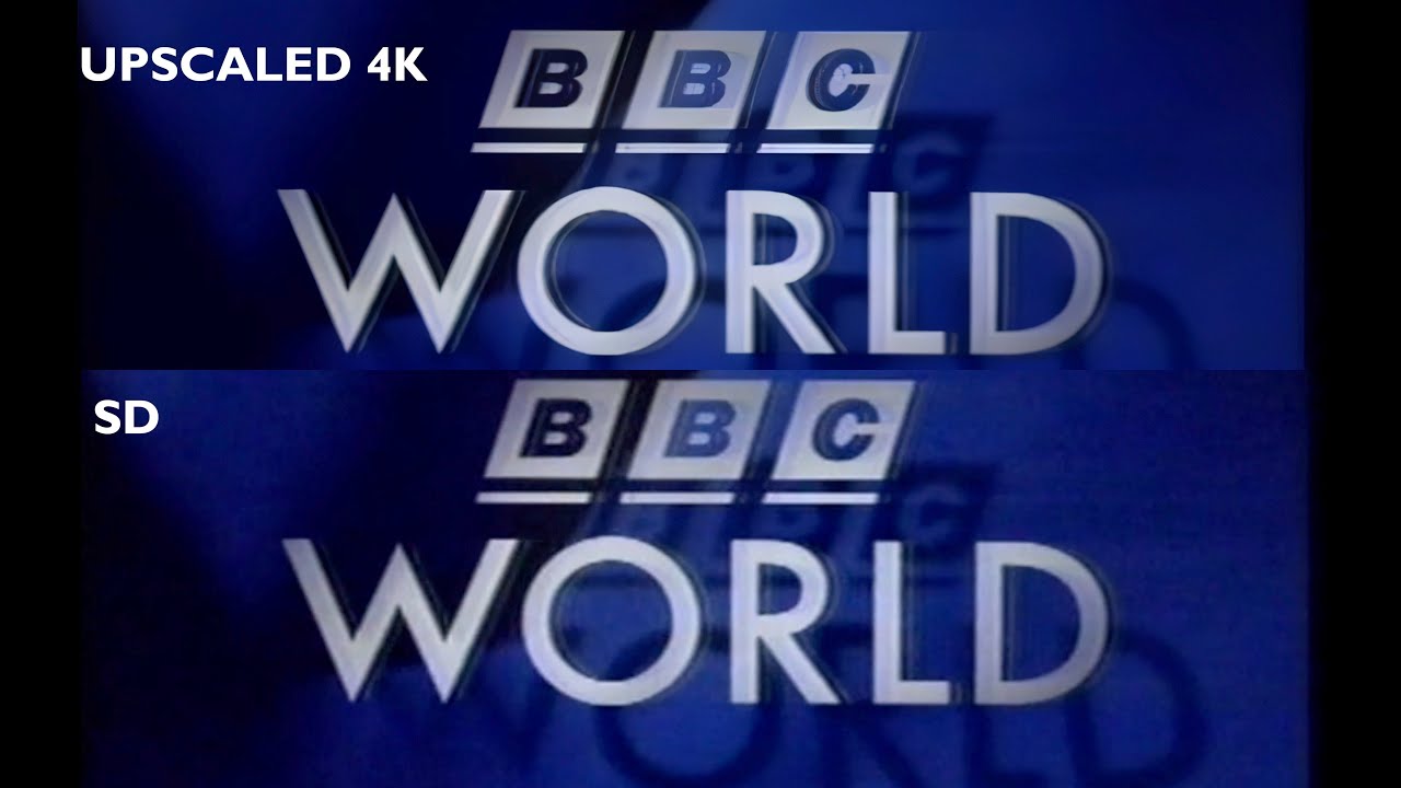 BBC World flag ident upscale test | SD to 4K UHD - YouTube