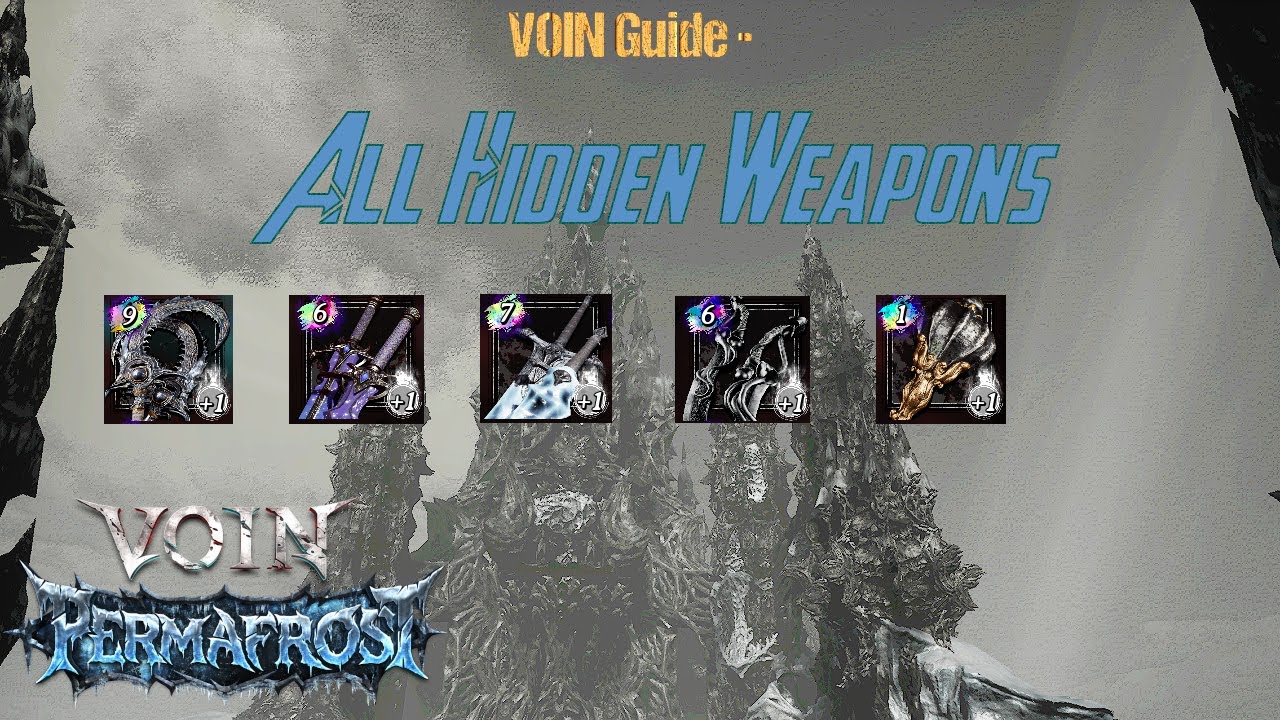 VOIN - All Hidden Weapon locations! (Finally!) - YouTube