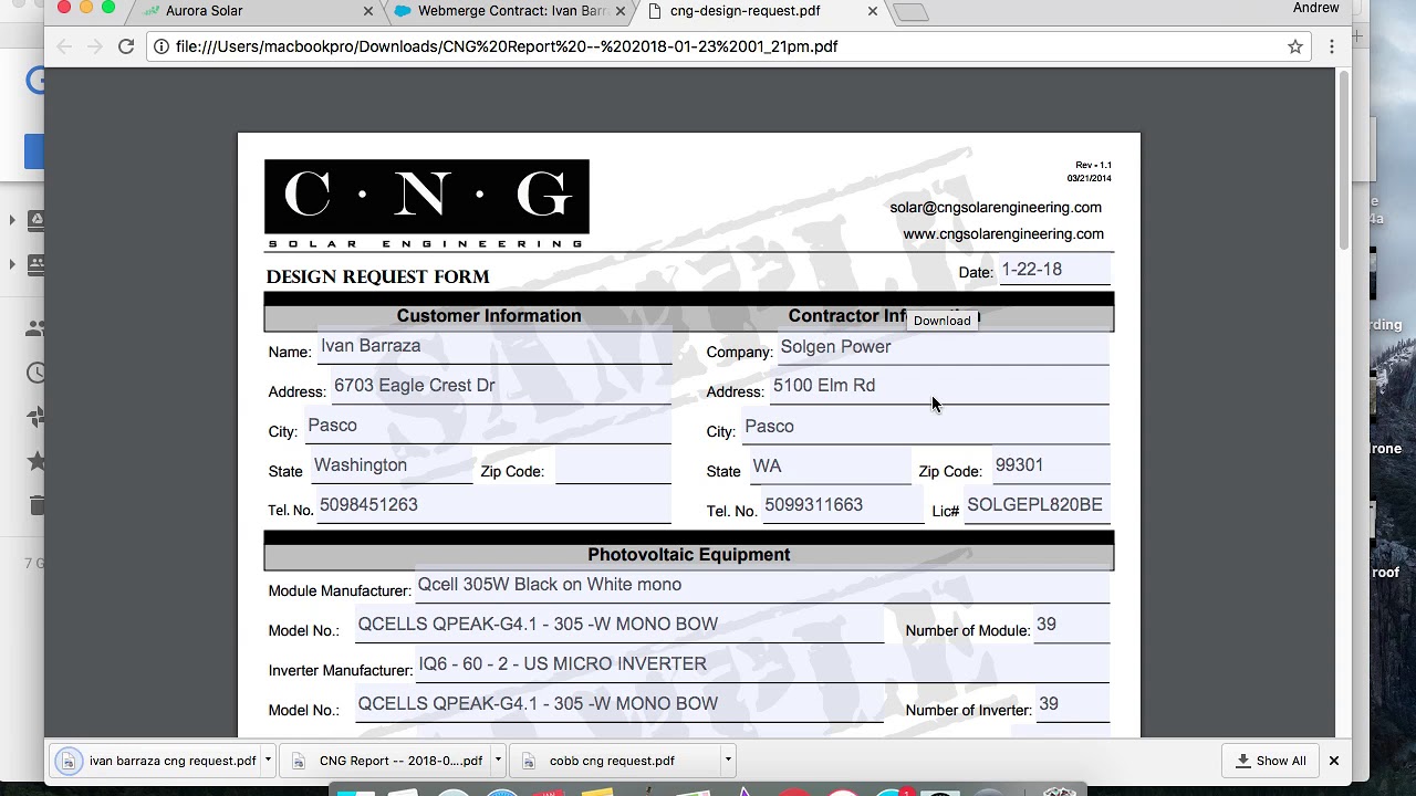 CNG request process - YouTube