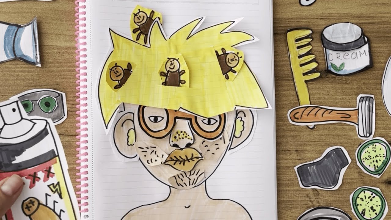 [🐾paper diy🐾] Made Sam much cleaner and more beautiful 🏡 ASMR | A ...