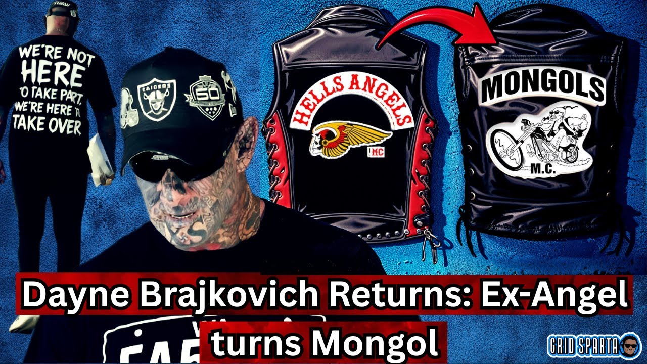 Bikie Dayne Brajkovich Returns: Ex-Angel Turns Mongol - YouTube