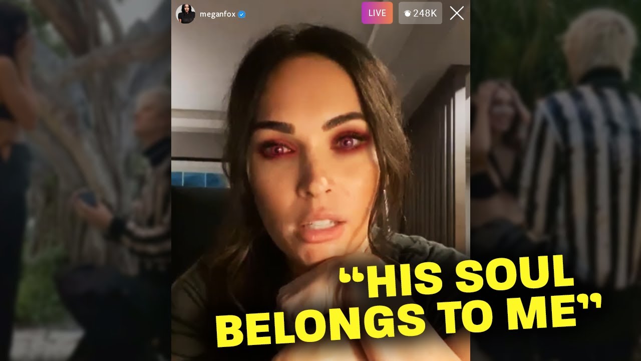 Megan Fox and Machine Gun Kelly Perform BLOOD Ritual - YouTube