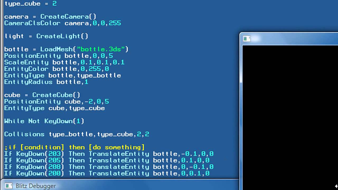 Blitz3d Tutorial 8 Collisions Part 2 Youtube