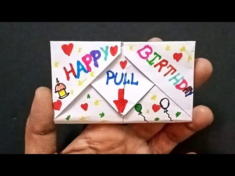 Birthday card Ideas | Happy Birthday Card | Origami - YouTube