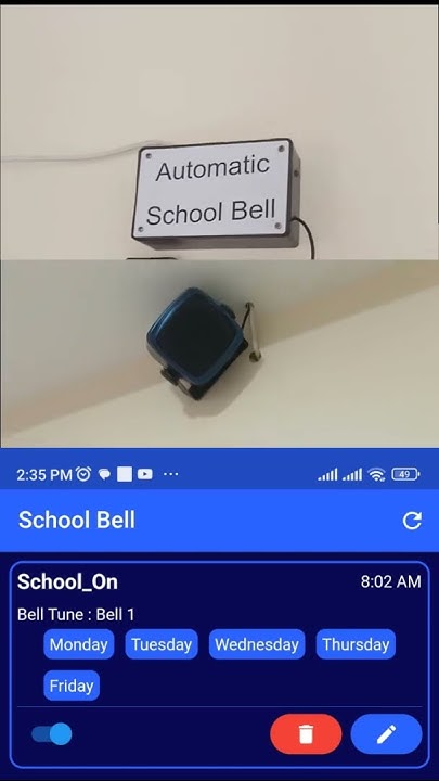 Fully Automatic School bell - YouTube