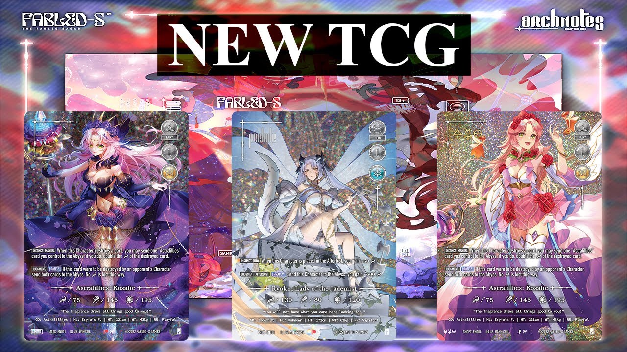 BRAND NEW TCG - FABLED SAGAS - YouTube